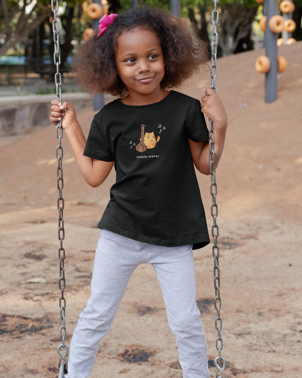 Swaru and the TANPURA | Kids T-shirt – The Mad Riyazi