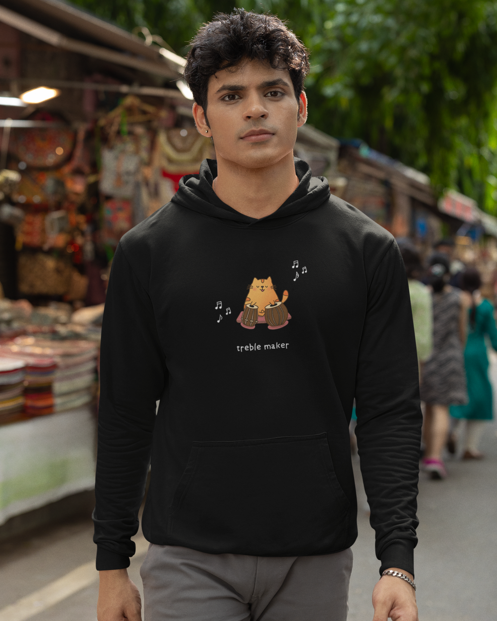 SWARU and the TABLA | Unisex Hoodie – The Mad Riyazi