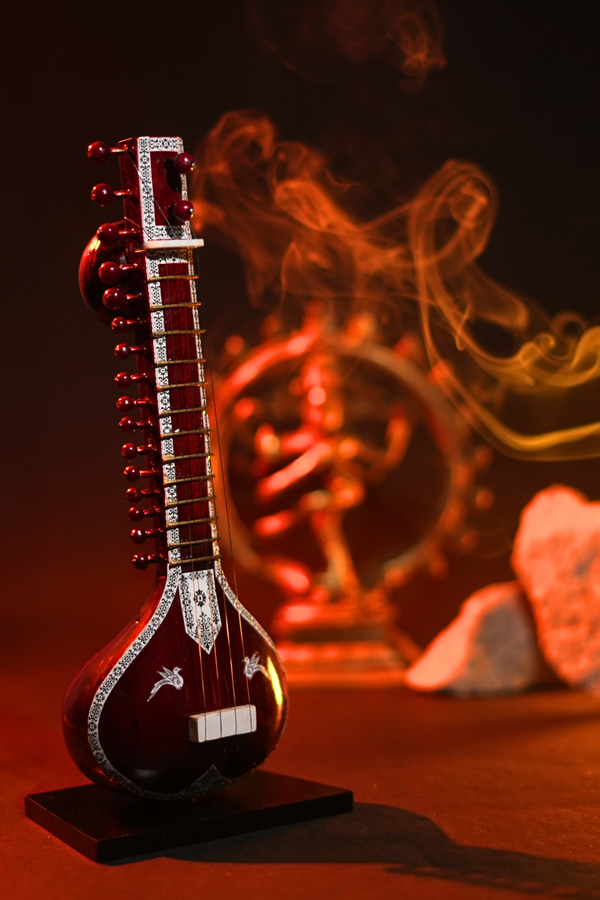 Premium Wooden Miniature - Sitar – The Mad Riyazi