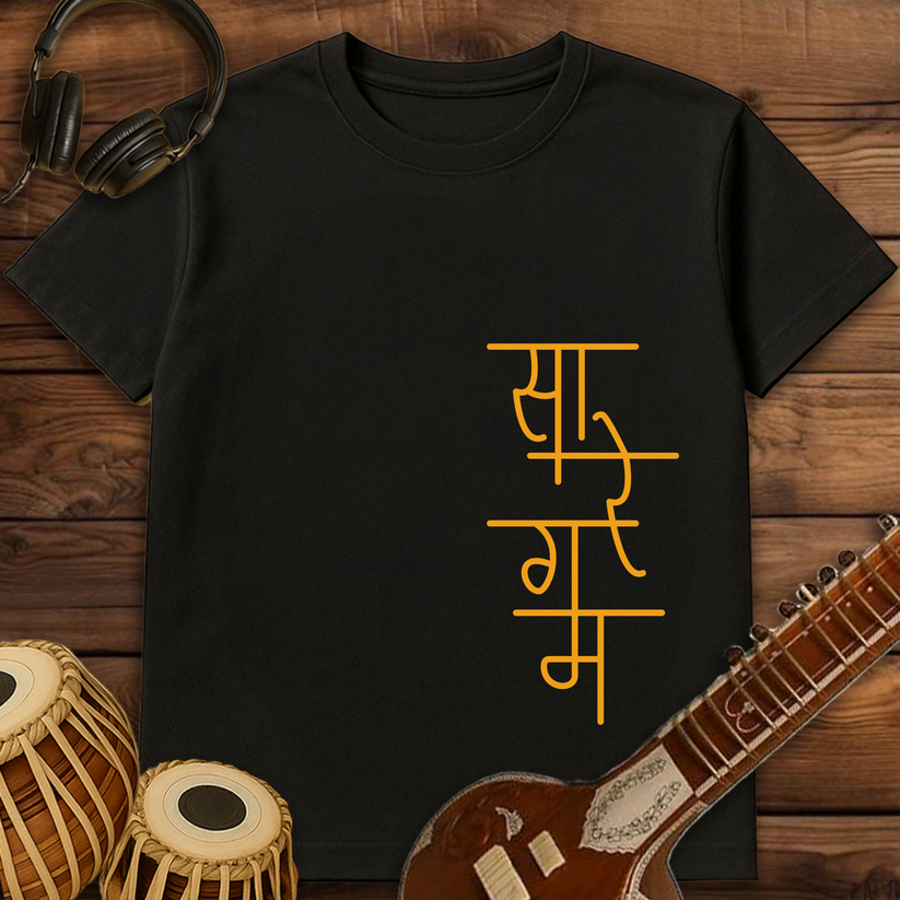 Sa Re Ga Ma | Unisex T-shirt – The Mad Riyazi