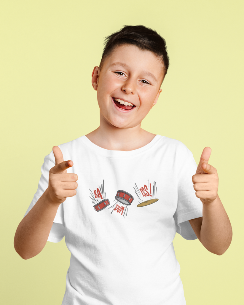 BA DUM TSS! | Kids T-shirt – The Mad Riyazi
