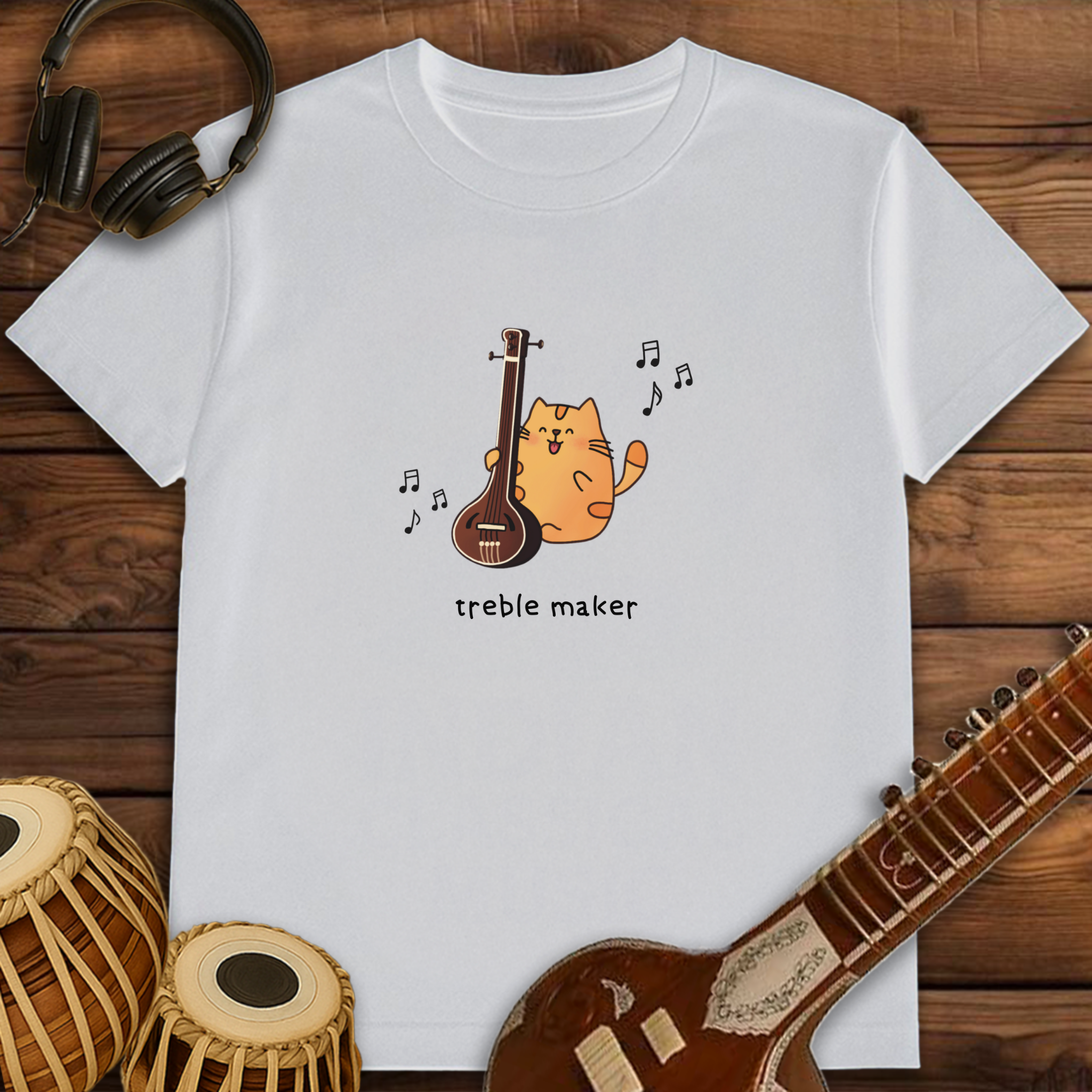 SWARU and the TANPURA | Unisex T-shirt – The Mad Riyazi