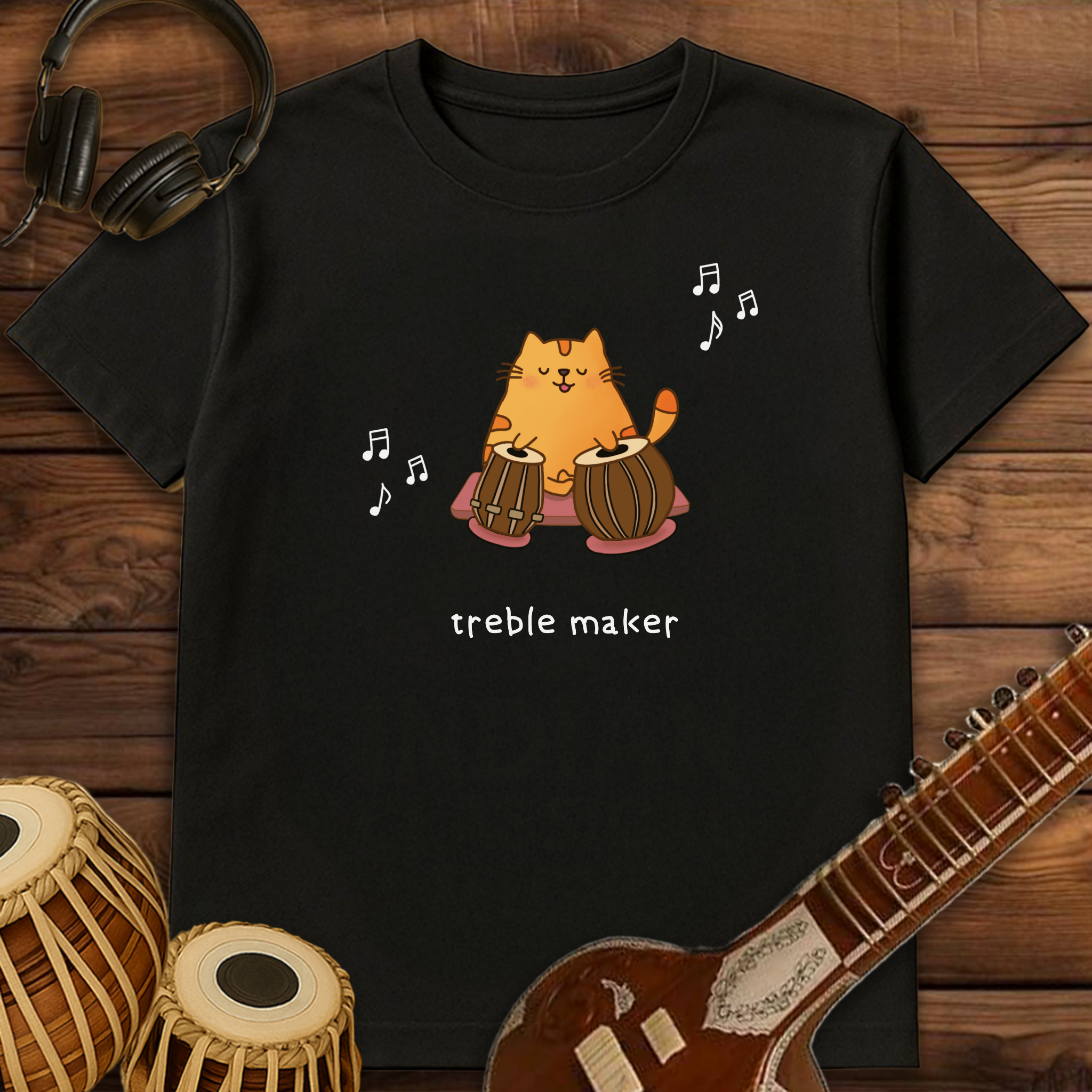 SWARU and the TABLA | Unisex T-shirt – The Mad Riyazi